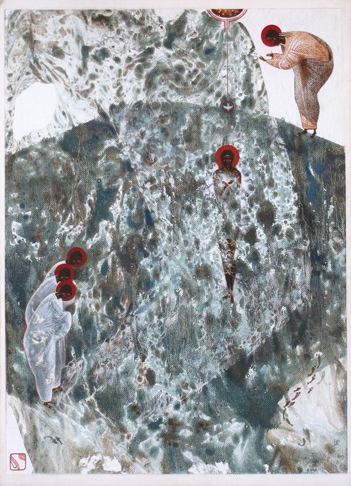 Contemporary icons of the Baptism of Christ – Art & Theology