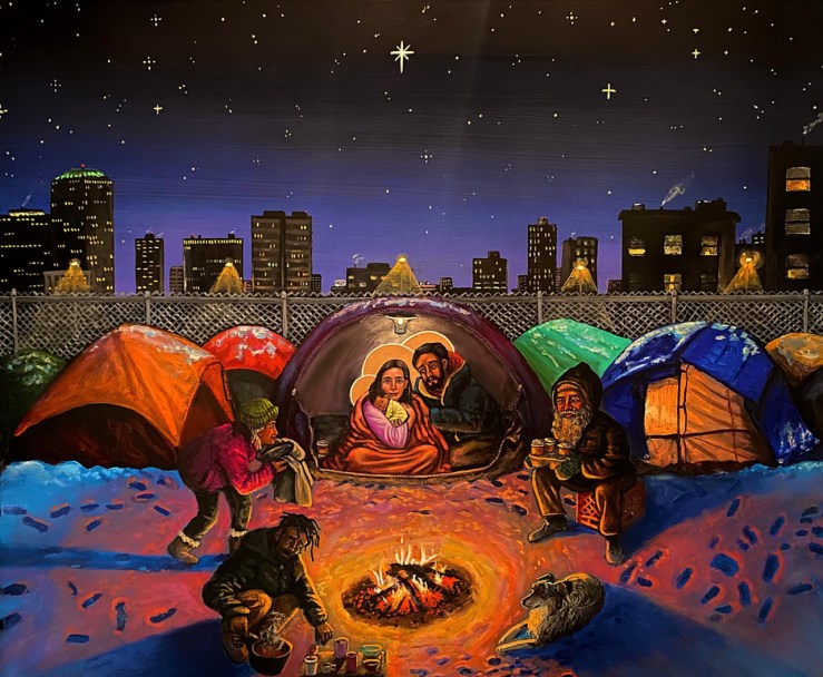 Roundup: News photos with Advent promises, “Tent City Nativity,” and ...