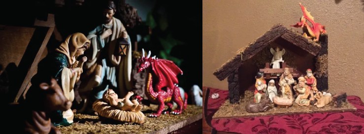 Roundup: Baby Jesus in the rubble of Gaza, a dragon at the Nativity ...