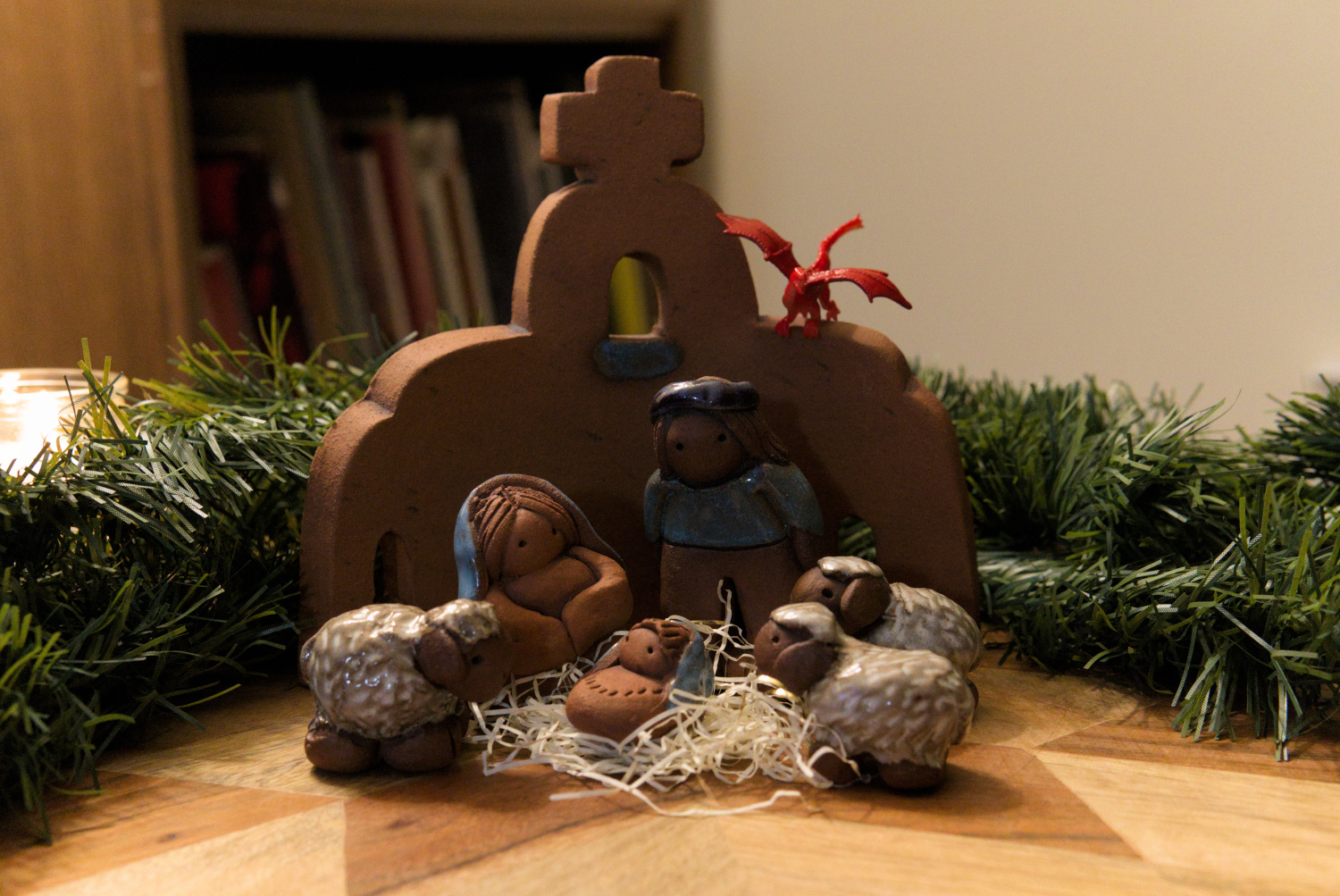 Roundup: Baby Jesus in the rubble of Gaza, a dragon at the Nativity ...