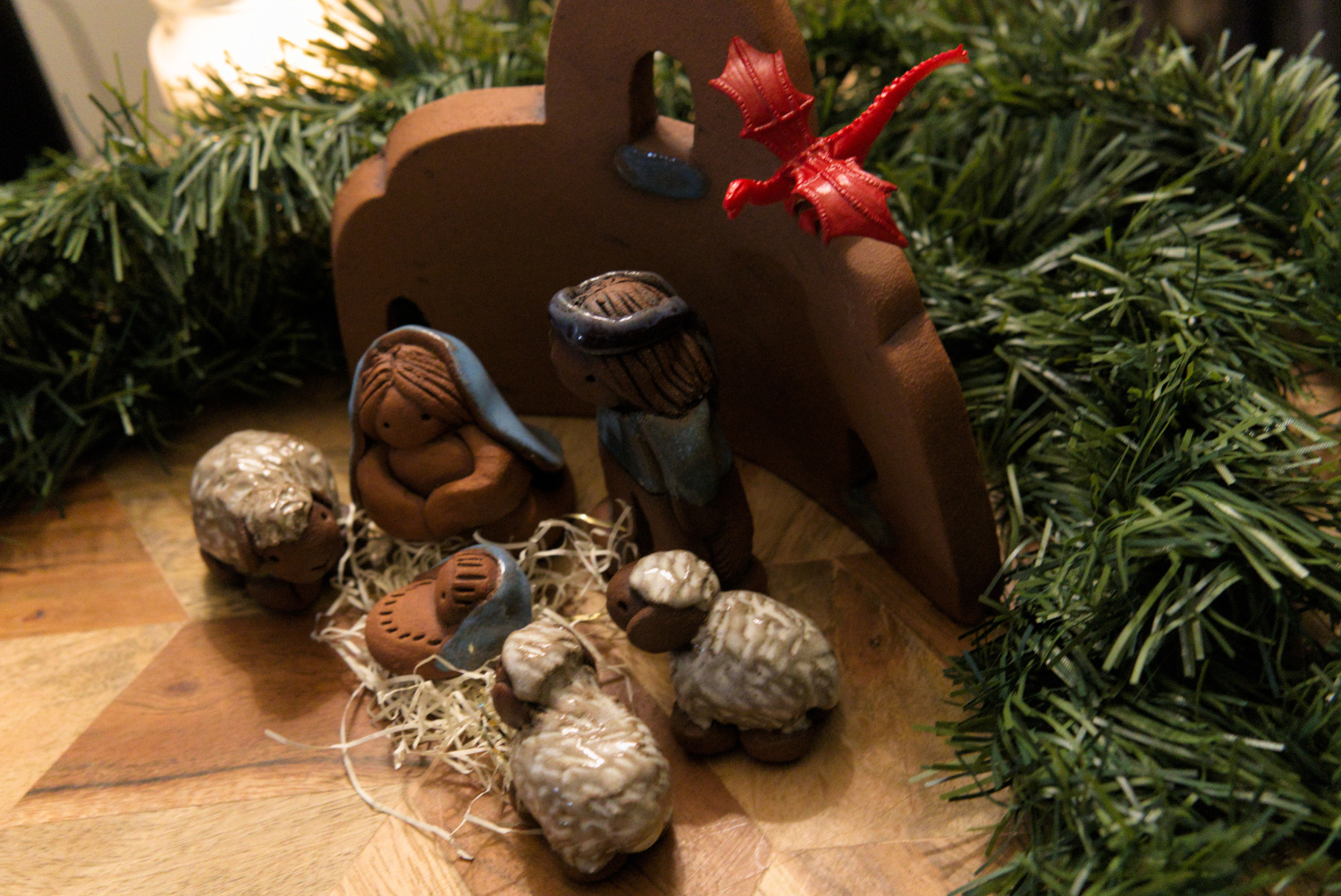 Roundup: Baby Jesus in the rubble of Gaza, a dragon at the Nativity ...